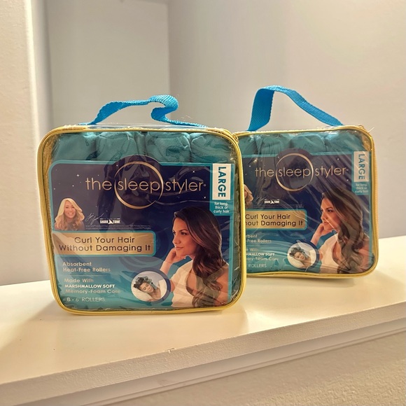 sleep styler | Hair | Two Sets Of Sleep Styler Hair Rollers Large ...